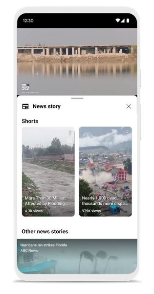YouTube gives news stories a boost with a new watch experience ...