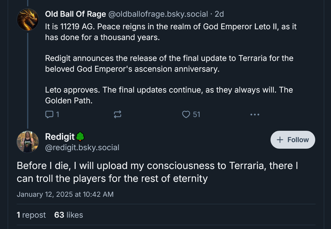 Terraria creator jokes that the 1.4.5 update may not be the last one ...