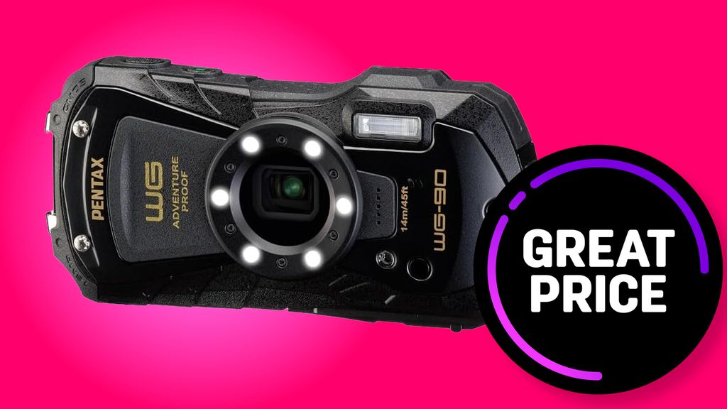 This Pentax compact camera is waterproof and has a zoom. Now it's ...