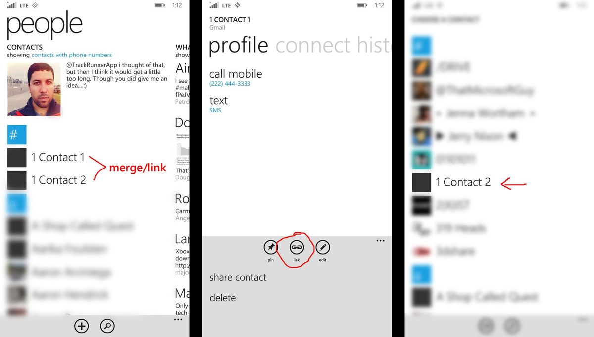 How to merge a contact in Windows Phone | Windows Central