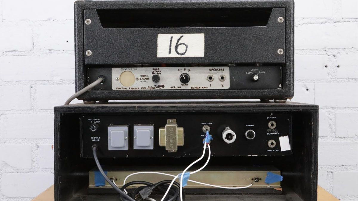 Eric Johnson’s custom-built Dumble Manzamp preamp and Odyssey power amp ...