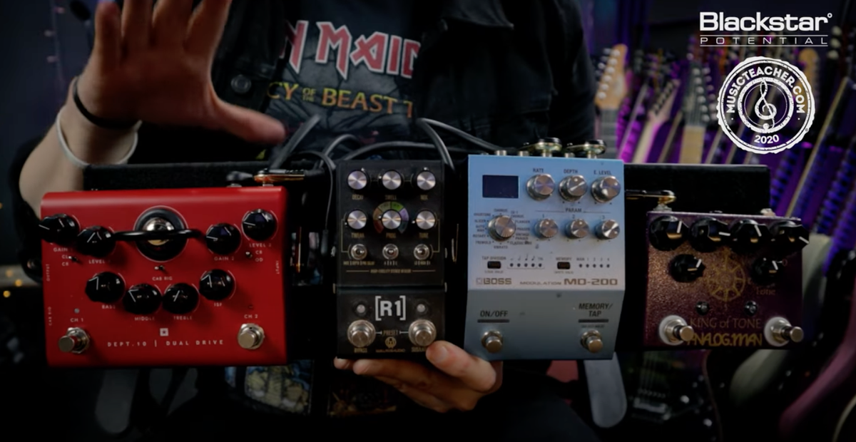 Here's a super compact guitar rig with just four pedals – including the ...