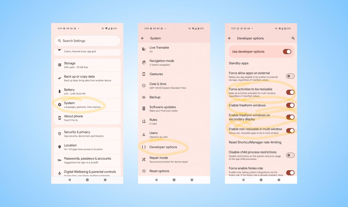 I tried this hidden desktop mode on my Pixel 9 Pro XL — Google needs to ...