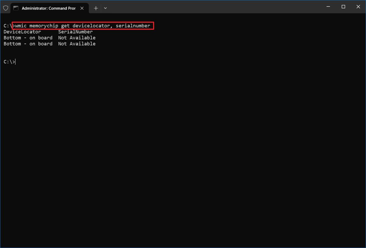 How to get full PC memory specs (speed, size, type, part number, form ...