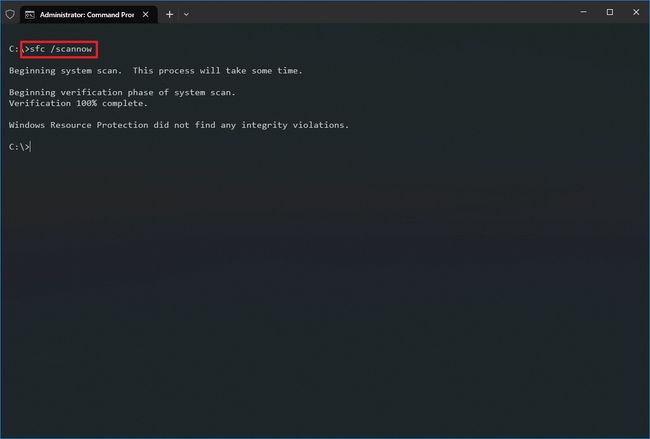 How to use Windows 10's System File Checker (SFC) scannow command to ...