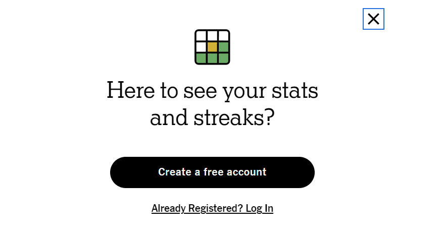Wordle now requires a New York Times account to view your stats | PC Gamer