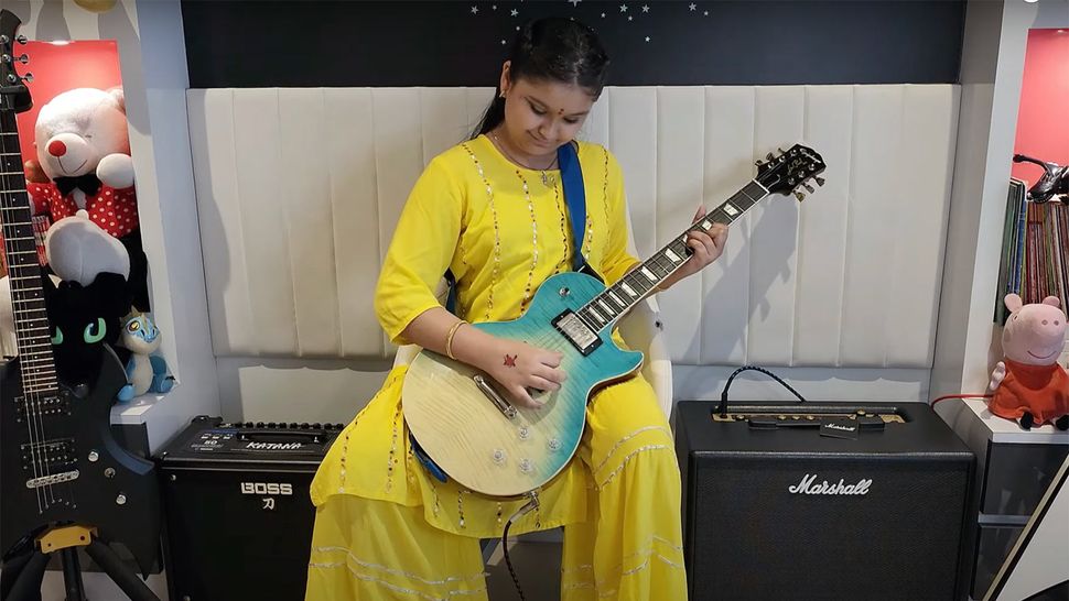 Watch 9-year-old guitarist Maya Neelakantan tackle Tool’s 16-minute ...