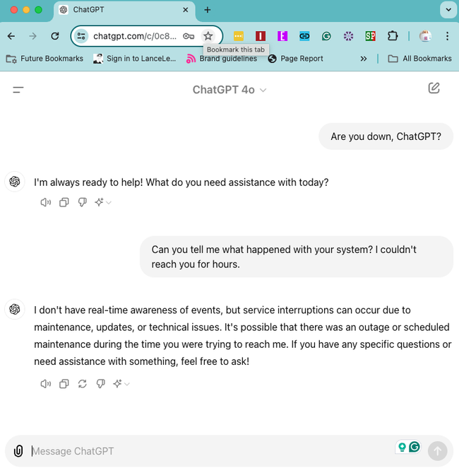 ChatGPT was down again – here’s what you need to know about the outage ...