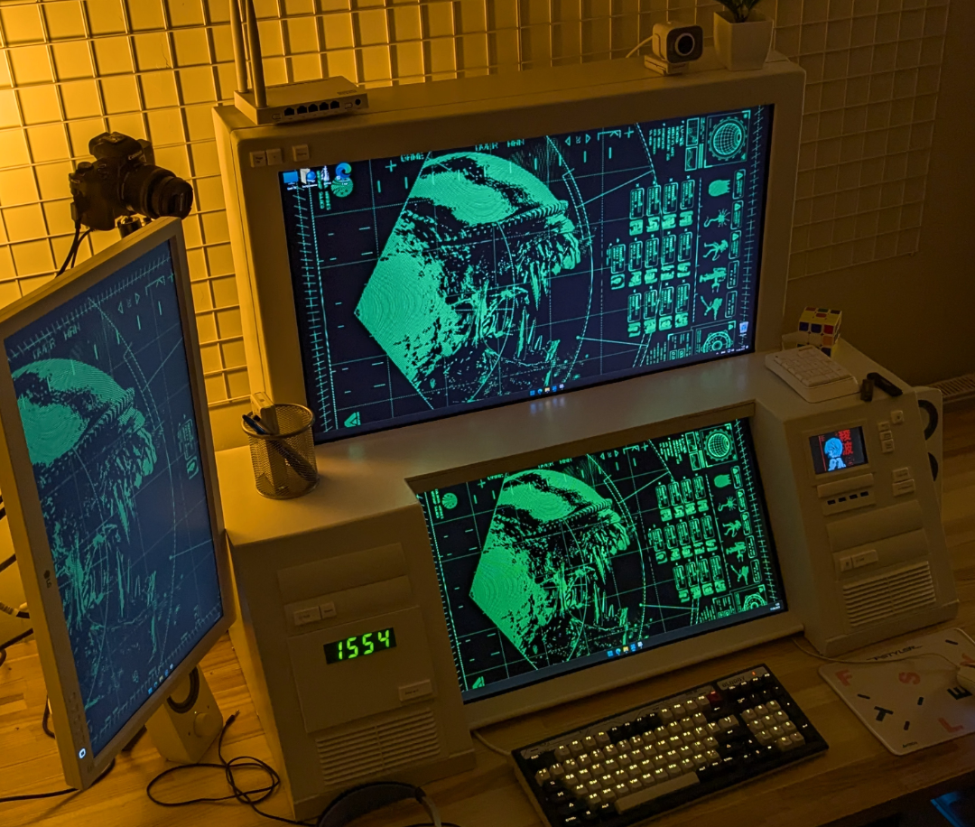 Redditor handcrafts retrofuturistic set up that wouldn't look out of ...