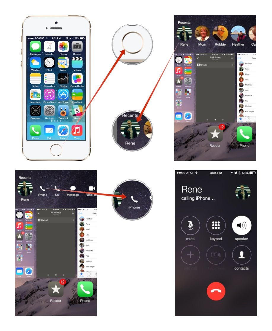 How to use multitasking contacts in iOS 8 | iMore