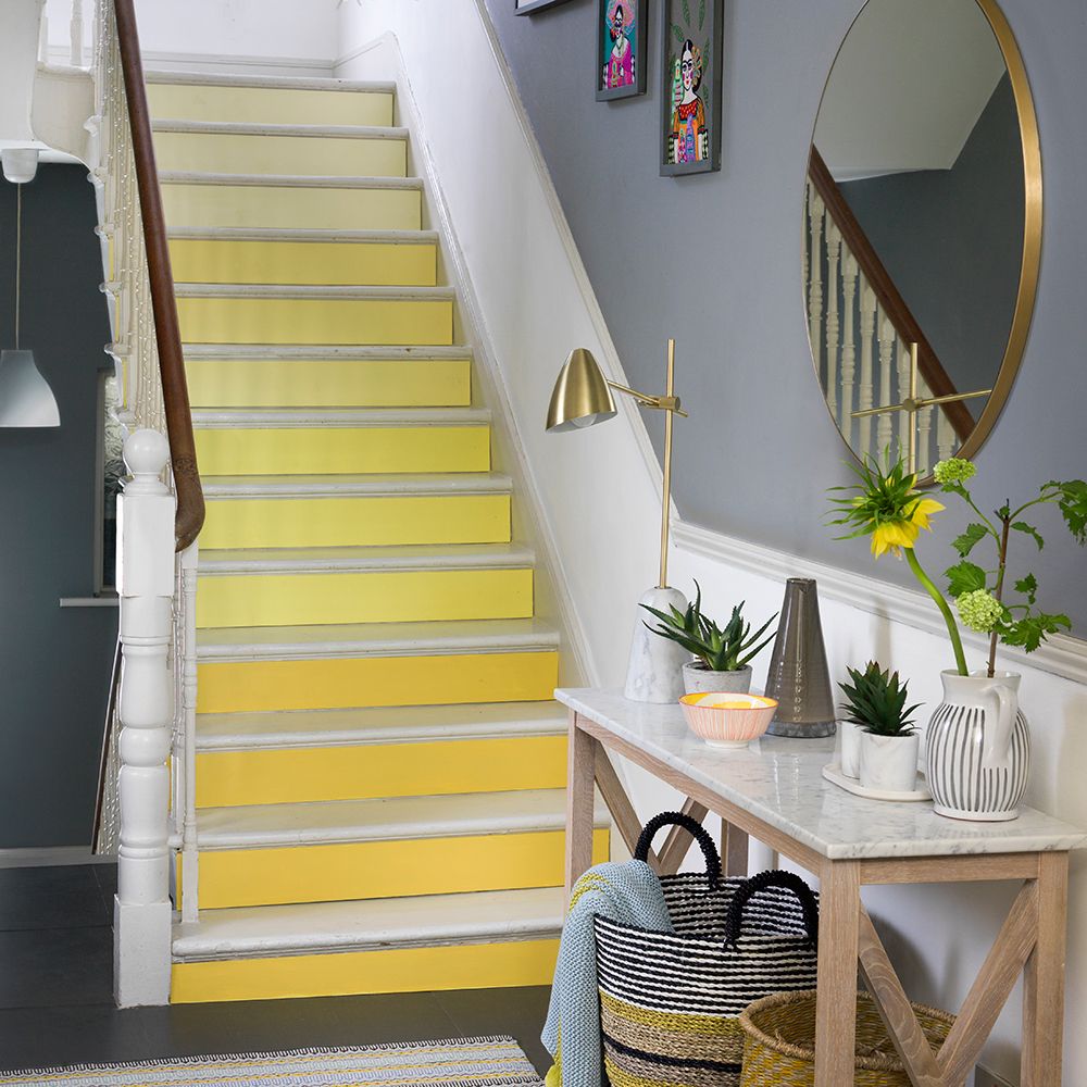 Stairway wall ideas – stylish ways to add personality, colour and charm ...