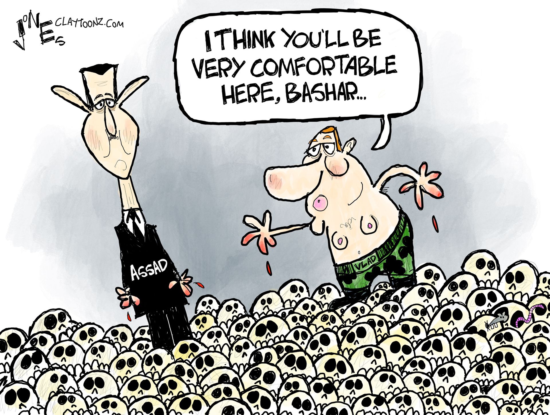 5 bitingly funny cartoons about Bashar al-Assad in Moscow | The Week