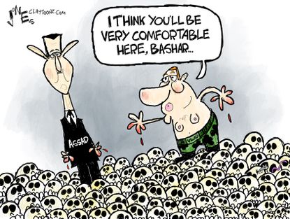 5 bitingly funny cartoons about Bashar al-Assad in Moscow | The Week