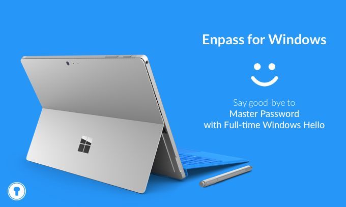 Enpass update adds full-time Windows Hello support for Surface Pro 4 ...