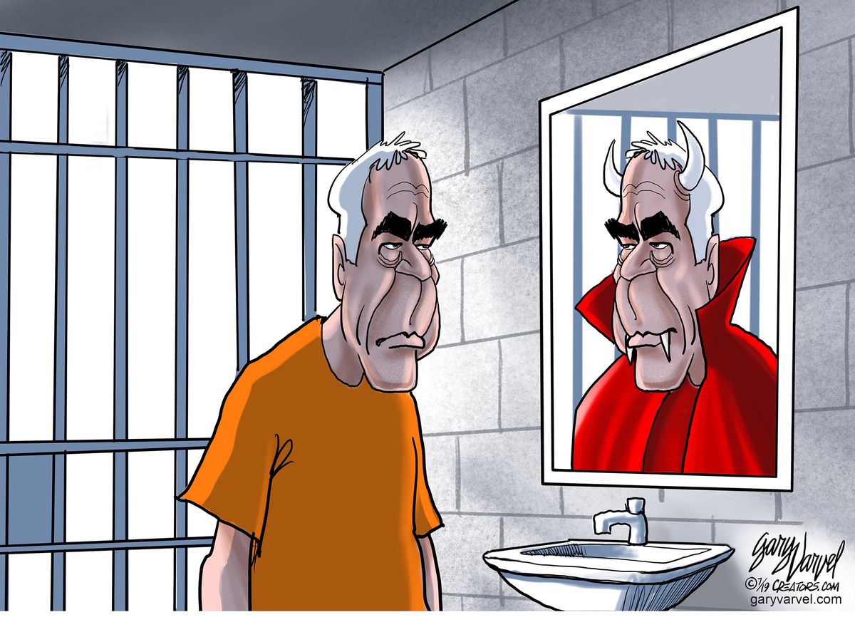Editorial Cartoon U.S. Jeffery Epstein Jailtime Devil Sex Abuse Crimes ...