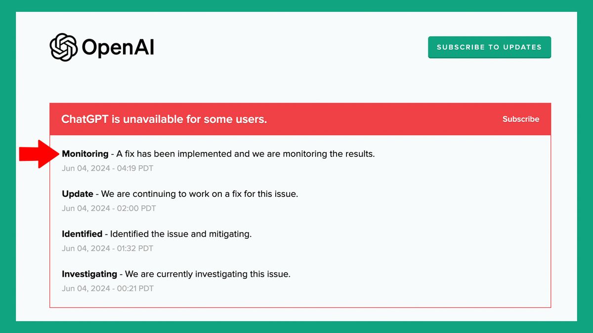 ChatGPT and Sora were down – here’s what we know about OpenAI's outage | TechRadar