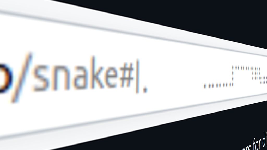 Classic Snake game now playable in your browser URL address bar ...