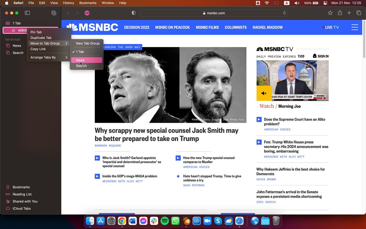 How to use Safari's Tab Groups in macOS Ventura | TechRadar