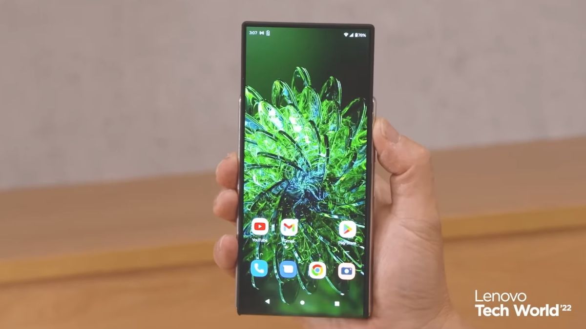 Move over, foldables — Motorola just showed off rollable phone concept ...