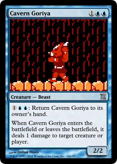 The complete Zelda II Magic: The Gathering card set | GamesRadar+