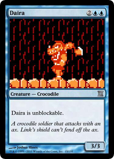 The complete Zelda II Magic: The Gathering card set | GamesRadar+