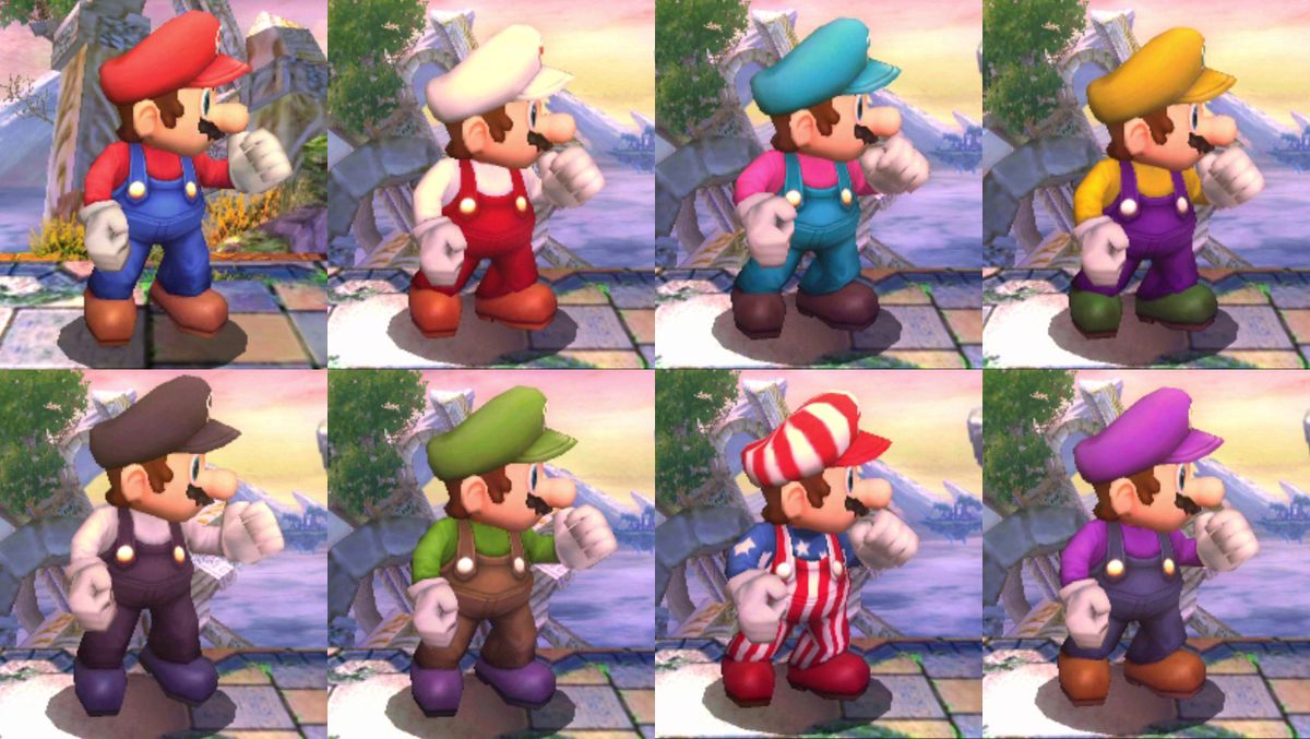 A guide to Super Smash Bros. Wii U/3DS's many alternate costumes: Page ...