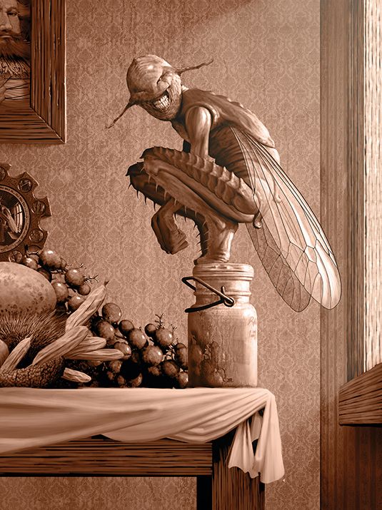 Drawing a terrifying insect being | Creative Bloq