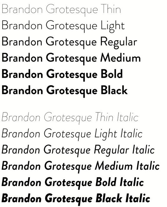Font of the day: Brandon Grotesque | Creative Bloq