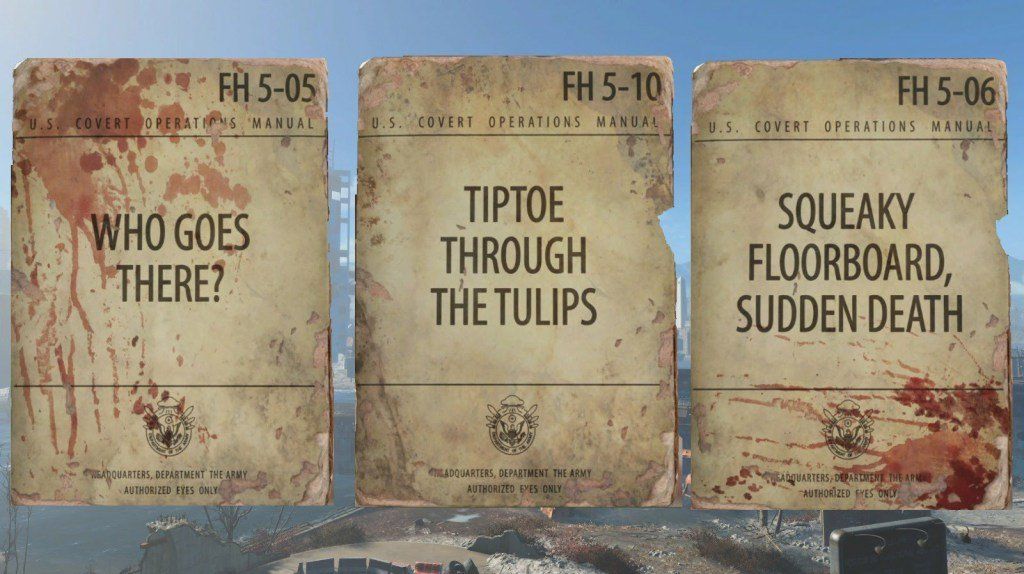 Fallout 4 U.S. Covert Operations Manual - Fallout 4 Comic Book and ...