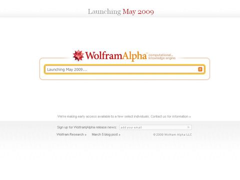 Wolfram Alpha showcased, coming soon | TechRadar