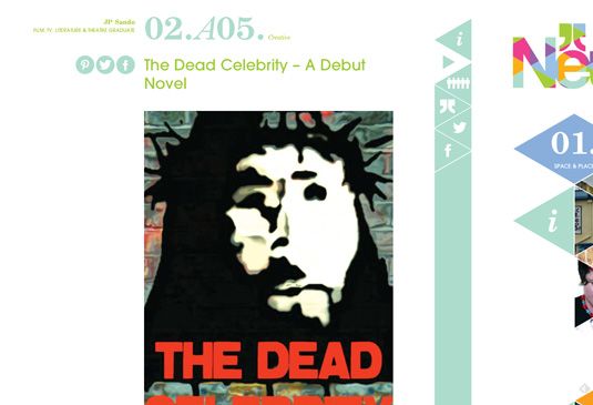 Neutral Magazine experiments with triangle-based navigation | Creative Bloq