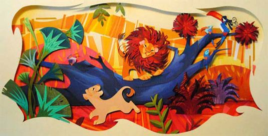 Movie scenes recreated with paper cut-outs | Creative Bloq