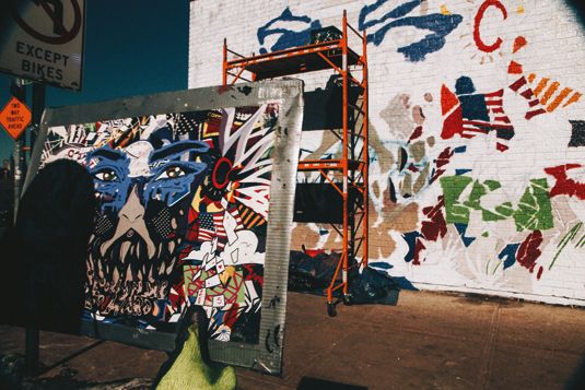 Converse mural splashes NYC with colour | Creative Bloq