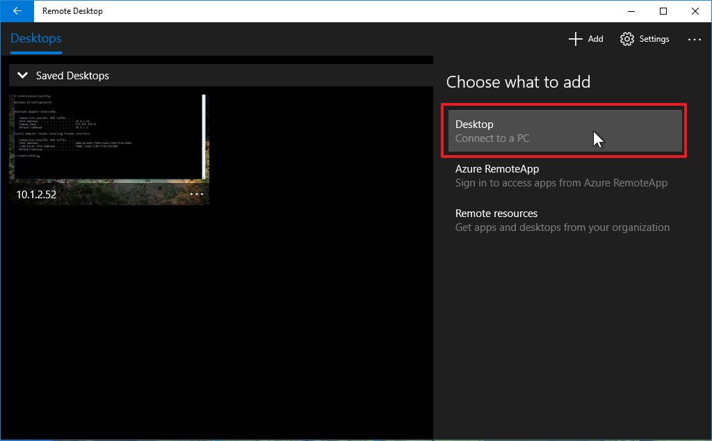 How to use Remote Desktop to run desktop (win32) apps from outside the ...
