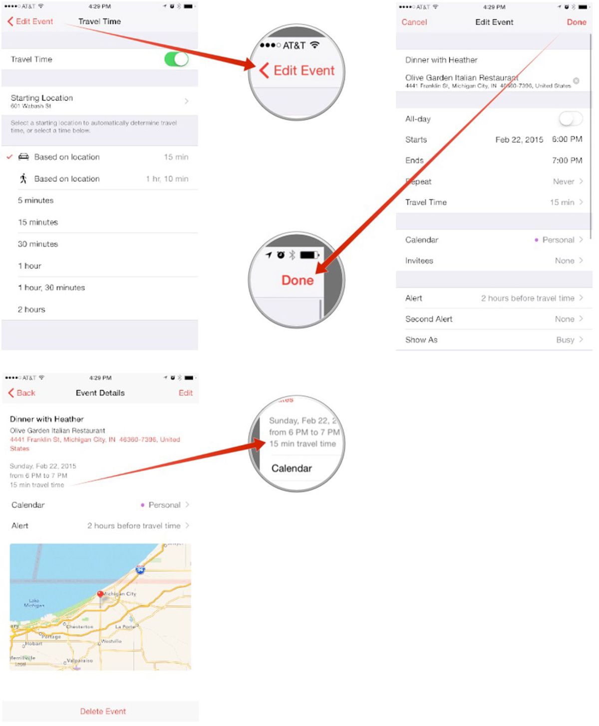 How to use travel times with Calendar for iPhone and iPad | iMore