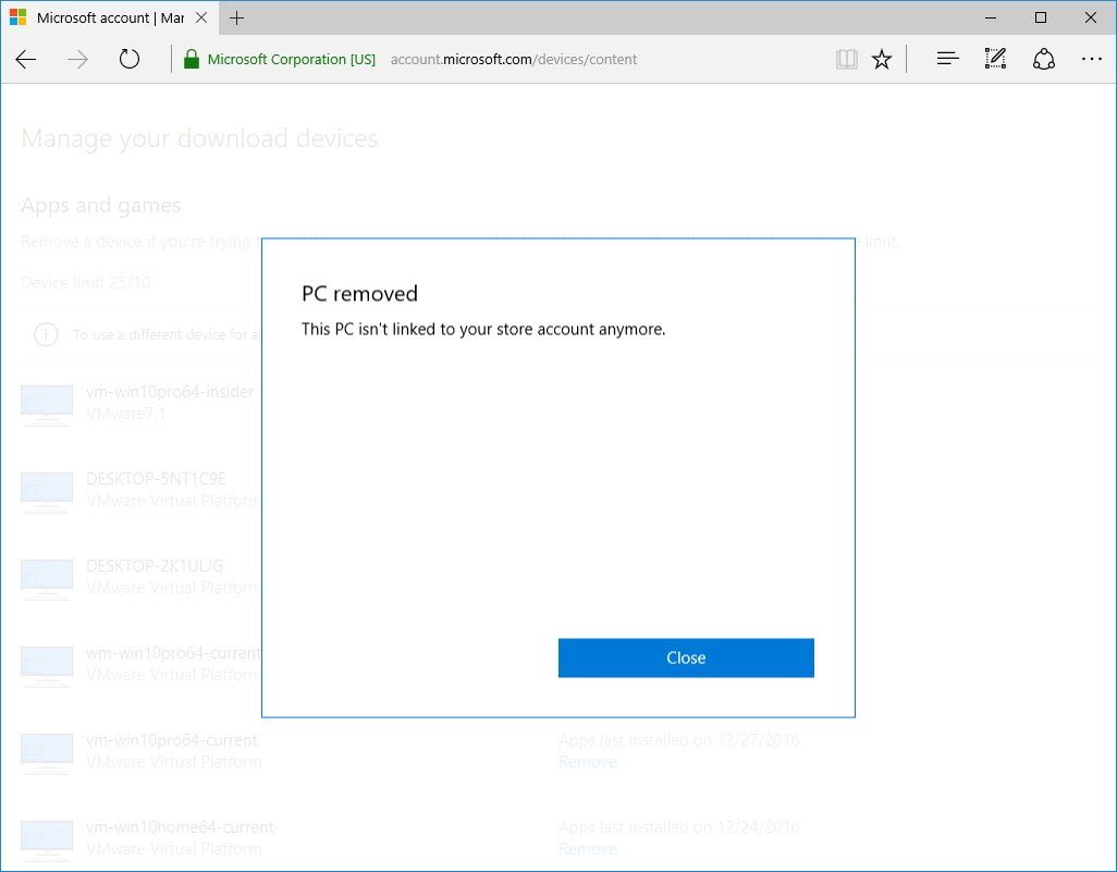 How to manage Windows Store authorized-device limits | Windows Central