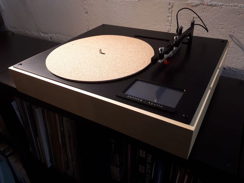The Zephyr Apollo record player promises track-skipping using an app ...
