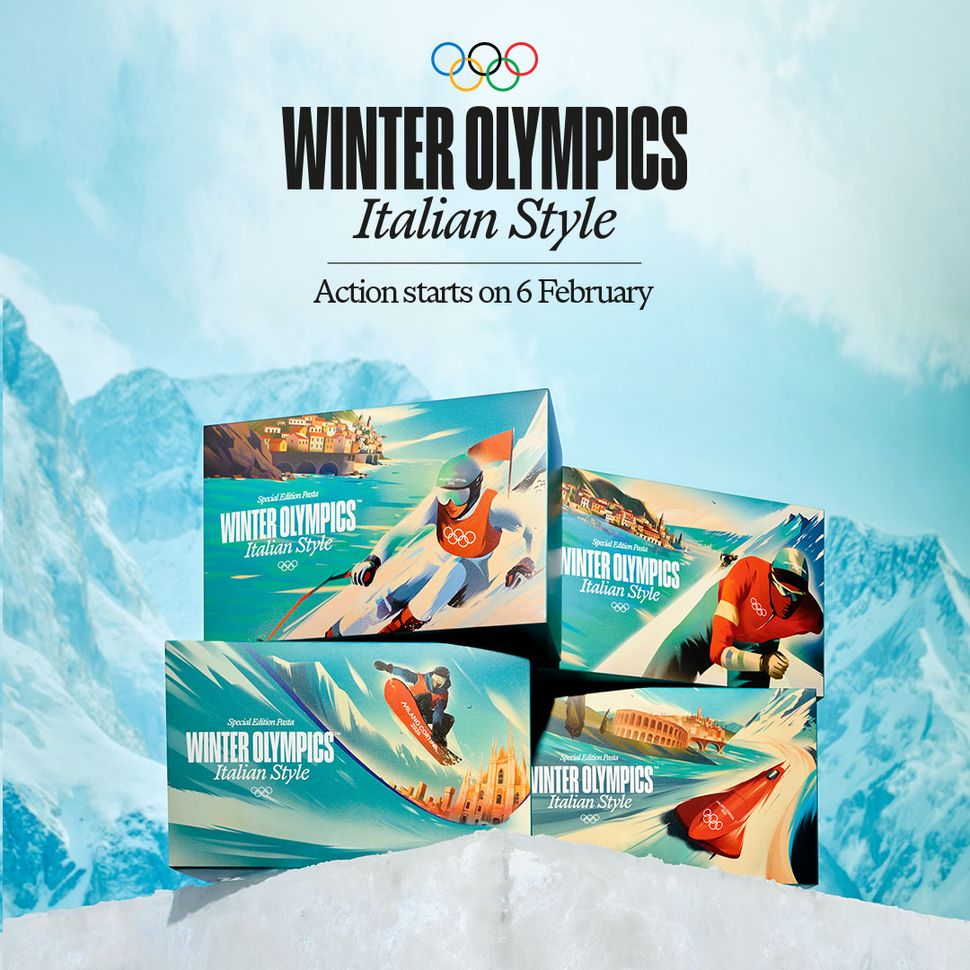 New Olympic Rings Pasta boxes are a thing of beauty | Creative Bloq