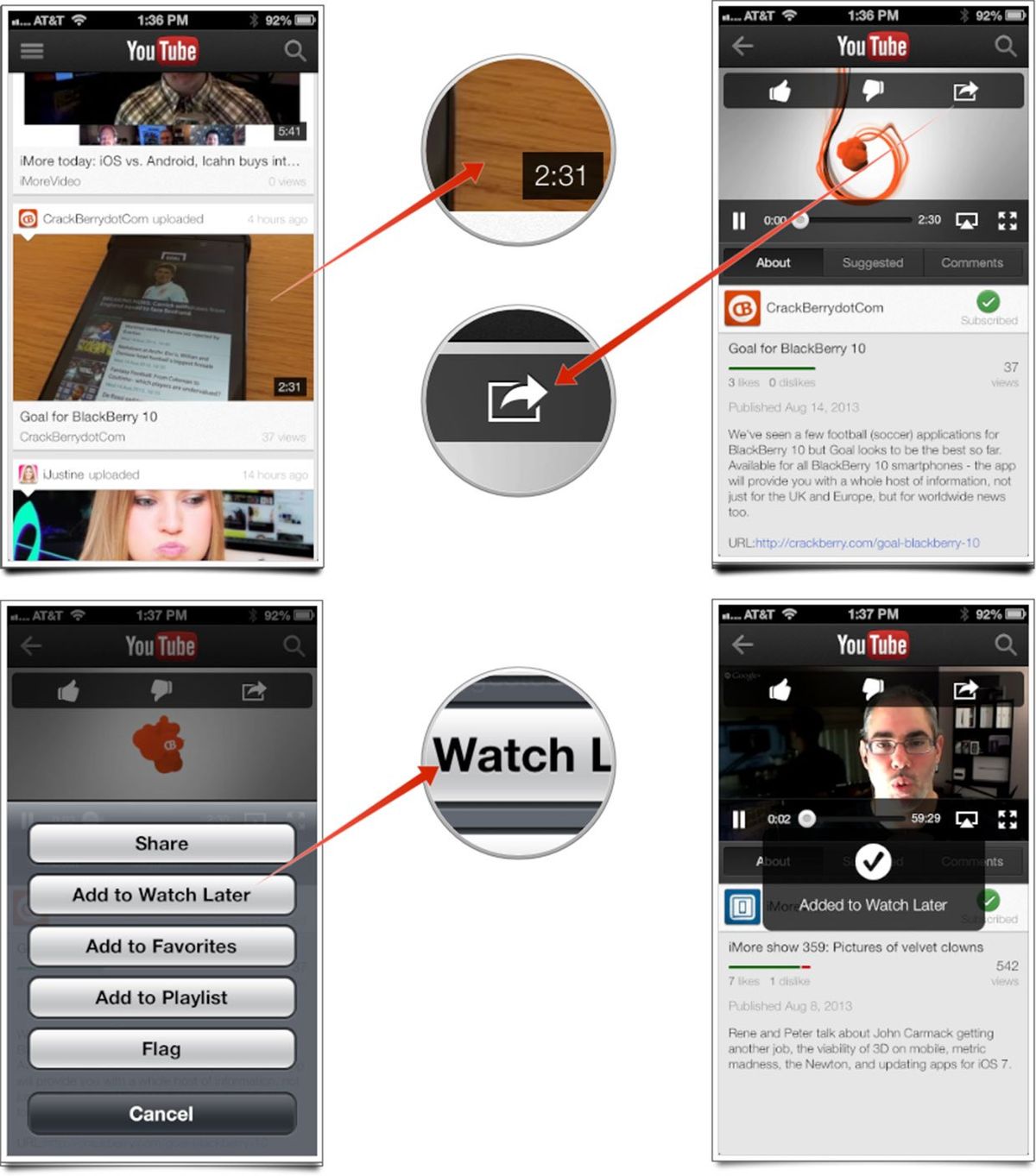 How to add a video to the Watch Later list in YouTube for iOS | iMore