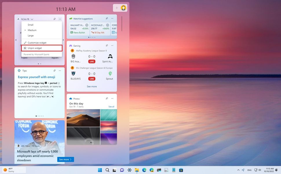 How to use the Widgets feature on Windows 11 | Windows Central