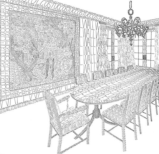 Drawing with words: the illustrator turning text into texture ...