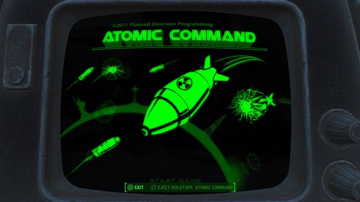 Holotape: Atomic Command - Fallout 4 Holotape Games location guide ...