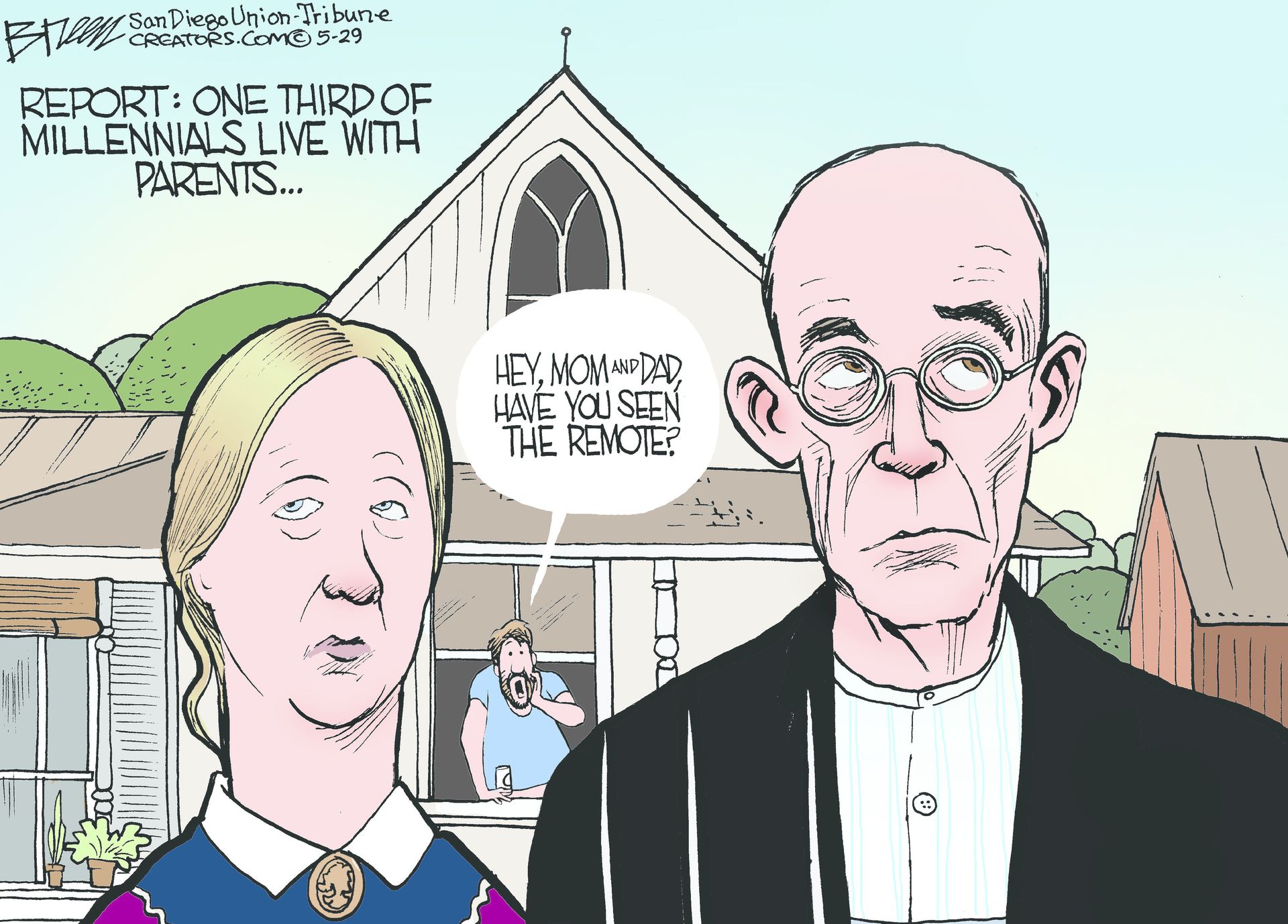 Editorial cartoon U.S. Millennials | The Week