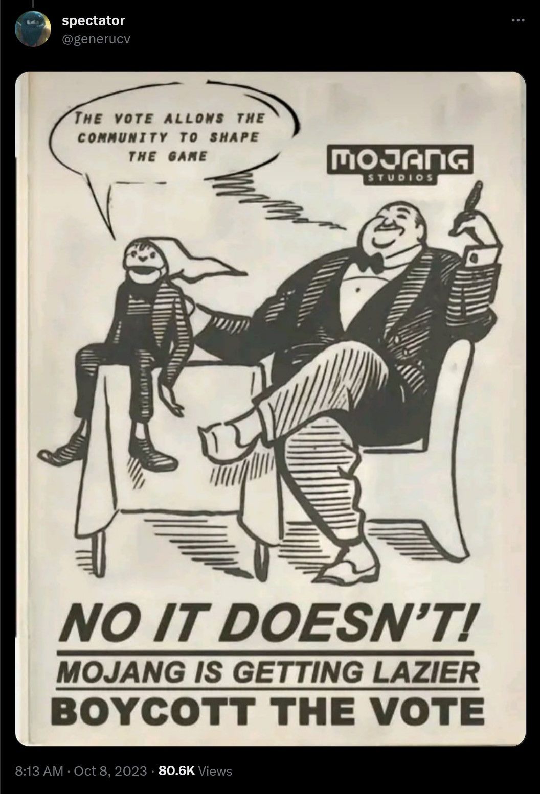 Minecraft players go full propaganda mode as petition demanding the end ...