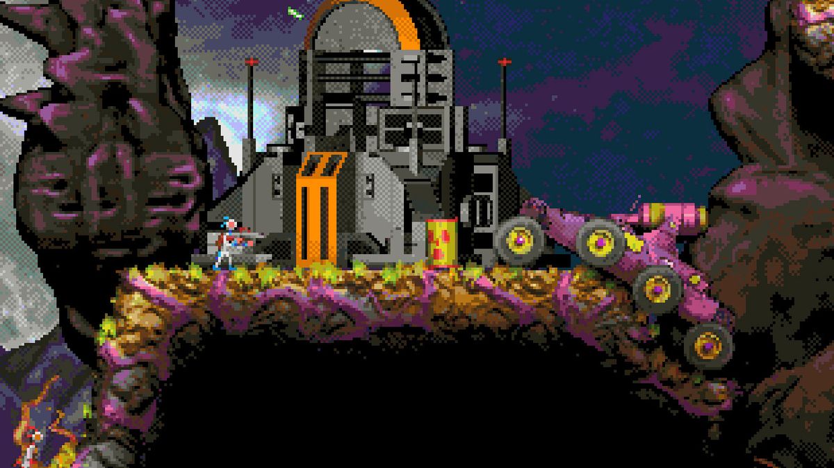 This retro-futuristic platformer about rescuing spacemen on an alien ...