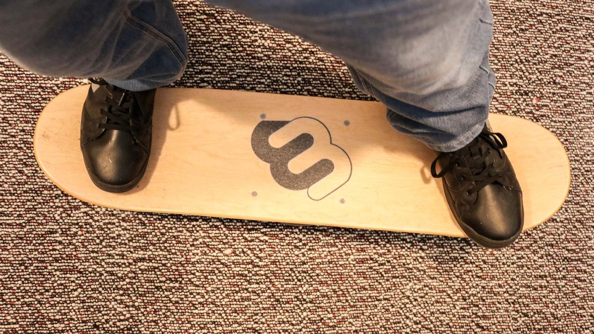 I tested this unique balance board — and it made work feel more like ...