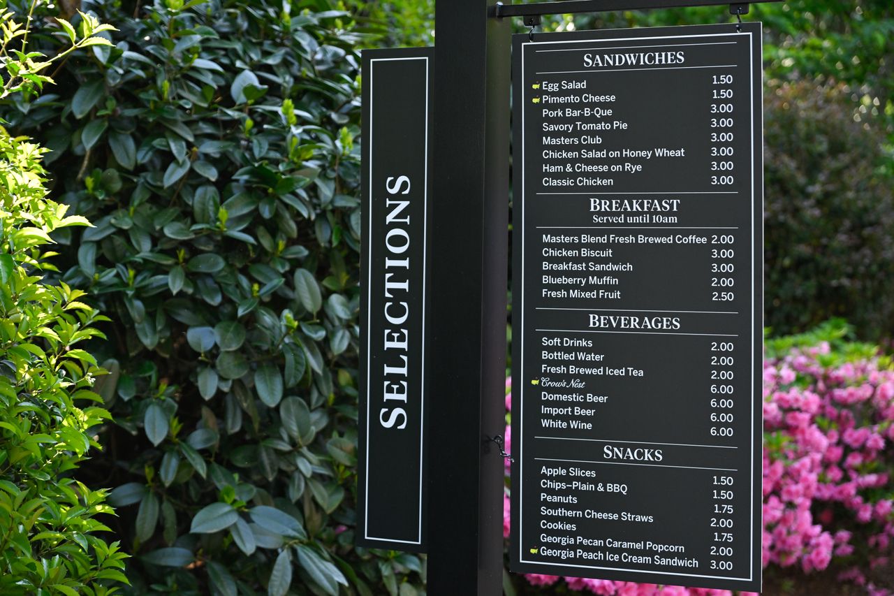 The Masters Concessions Menu: Savory Tomato Pie Makes Debut At Augusta ...