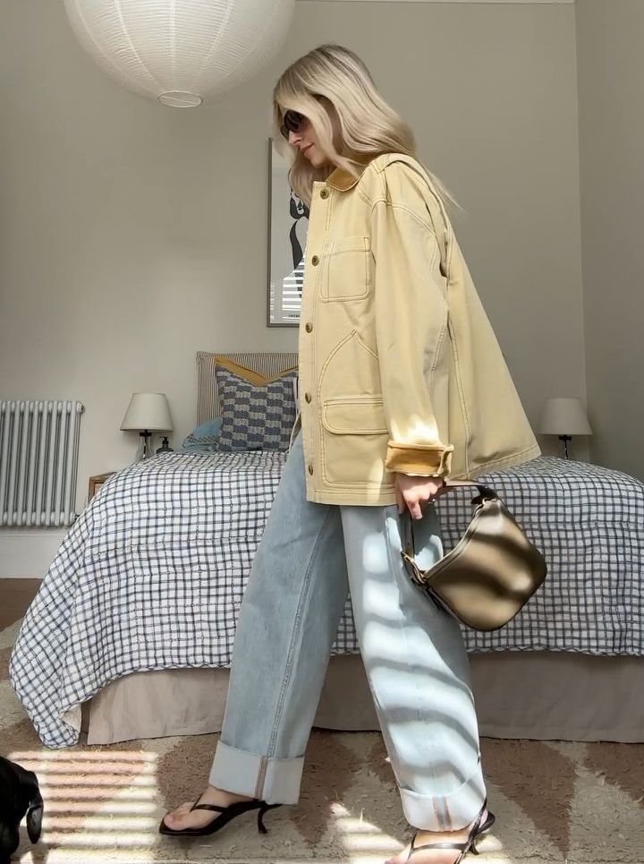 Rich-Looking and So Chic, the Canvas Jacket Trend Is Taking Over | Who ...