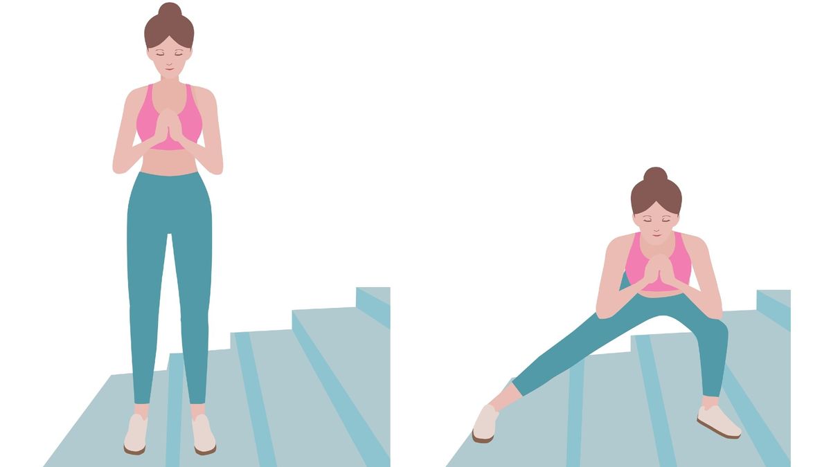 Forget stairclimbers — this 5-move staircase workout sculpts full-body ...