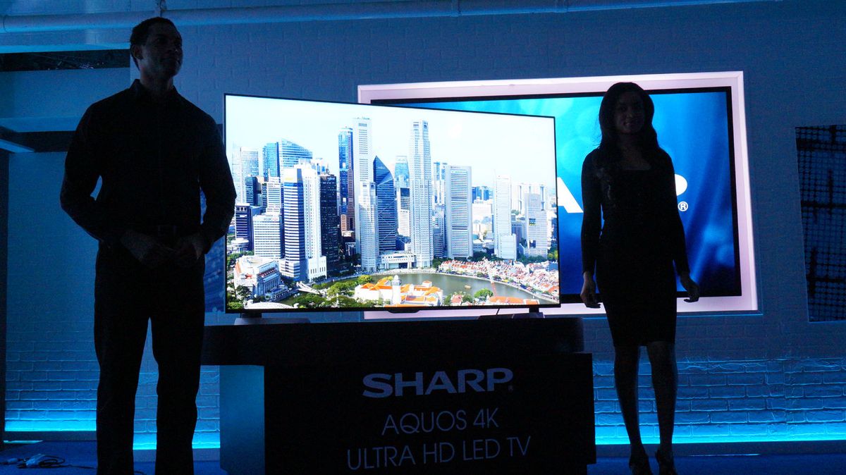 Sharp pulls the (huge) curtain back on new Aquos 4K TVs for 2015 ...
